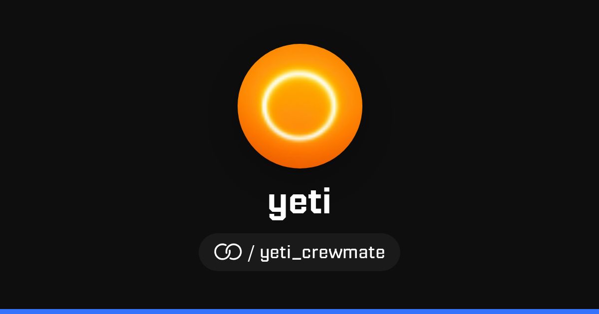 yeti (/yeti_crewmate) · solo.to