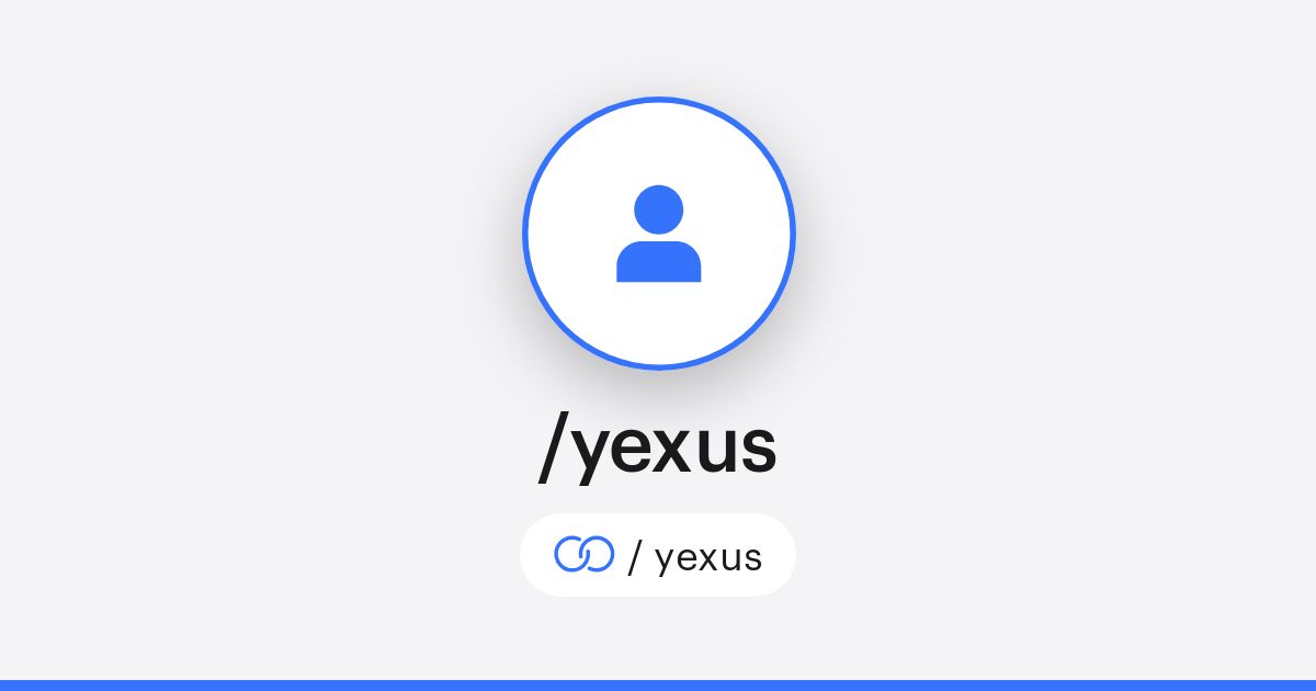 /yexus · solo.to