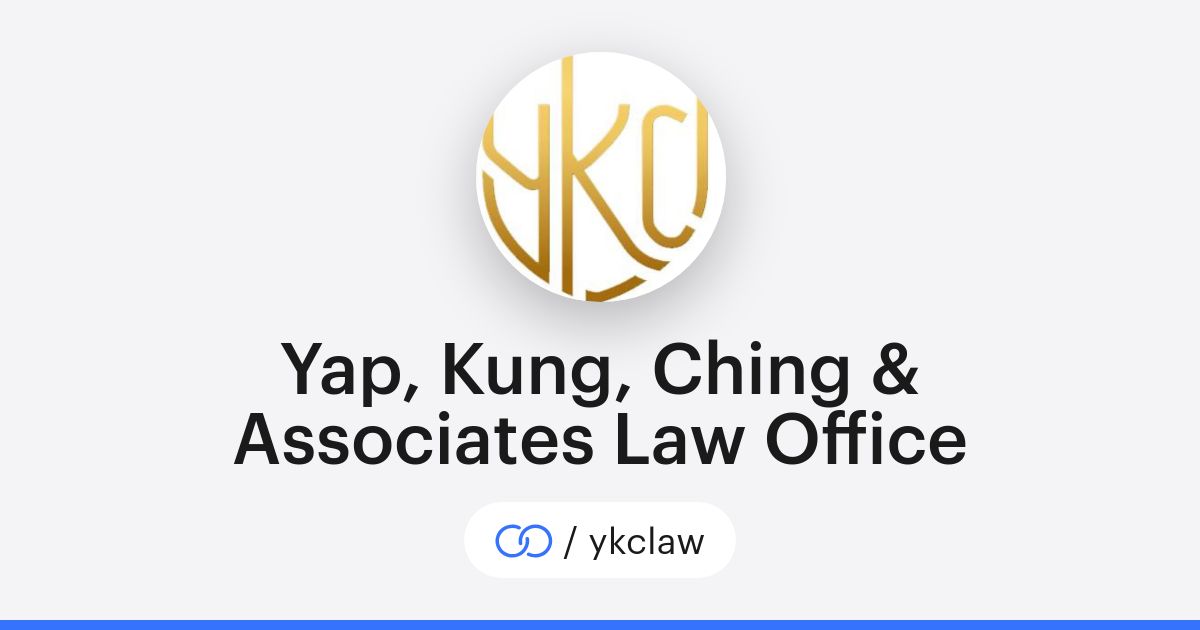 Yap, Kung, Ching & Associates Law Office (/ykclaw) · solo.to