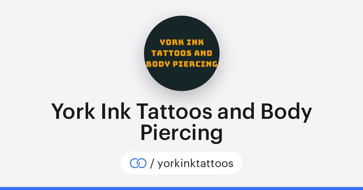 York Ink Tattoos and Body Piercing (/yorkinktattoos) · solo.to
