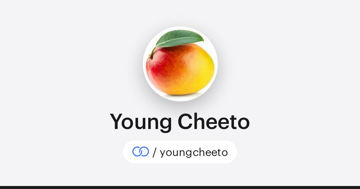 Young Cheeto (/youngcheeto) · solo.to