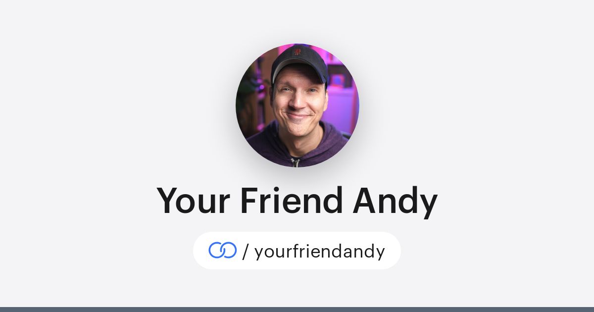 Your Friend Andy (/yourfriendandy) · solo.to