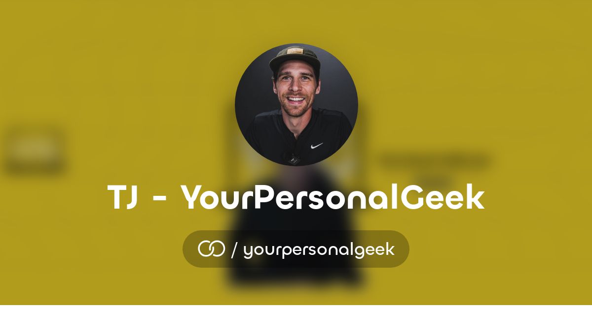 TJ - YourPersonalGeek (/yourpersonalgeek) · solo.to