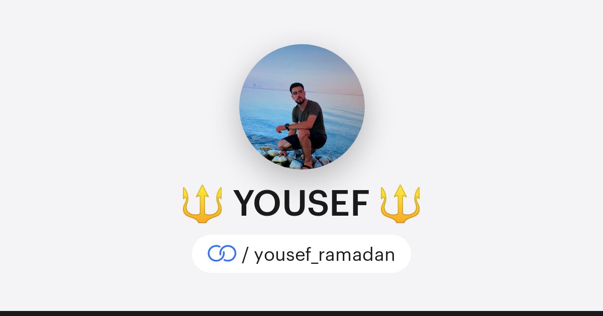🔱 YOUSEF 🔱 (/yousef_ramadan) · solo.to