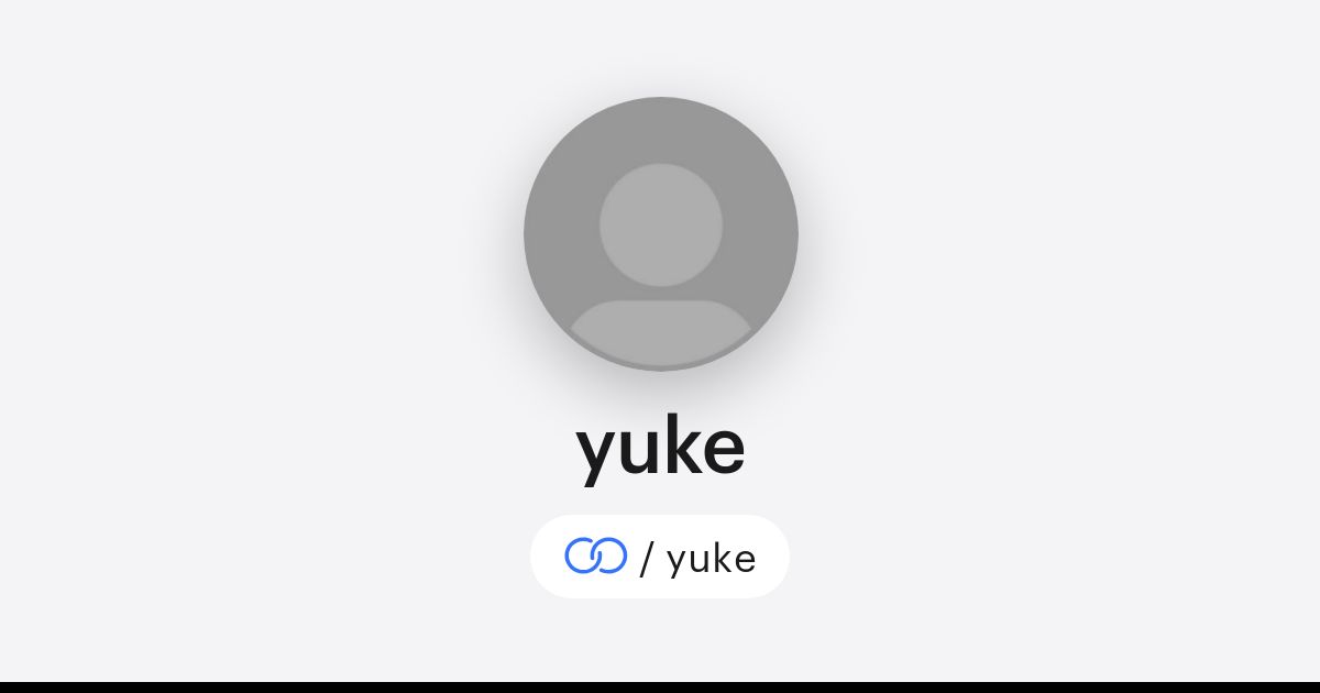 /yuke · solo.to