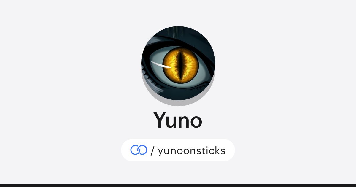 Yuno (/yunoonsticks) · solo.to