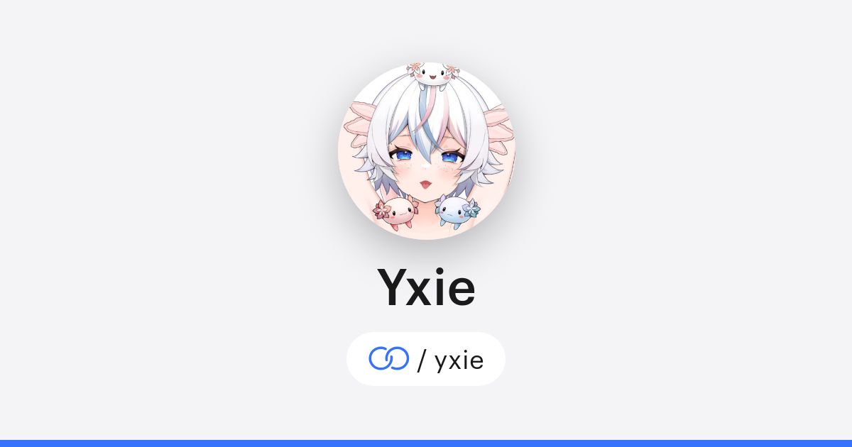 Yxie · solo.to