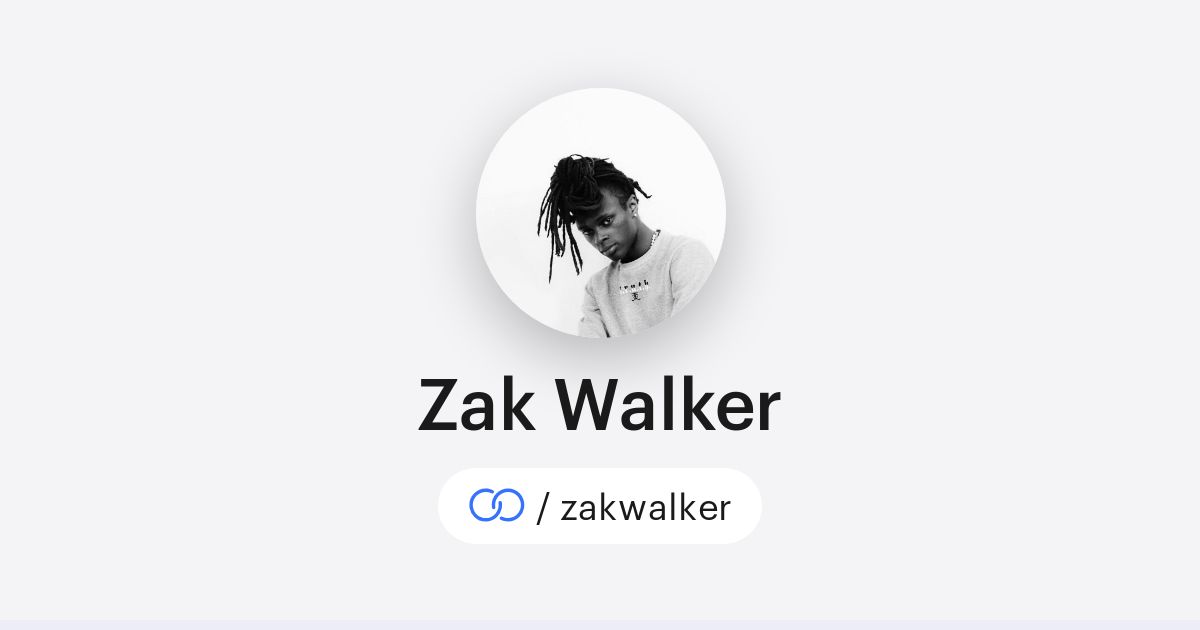 Zak Walker (/zakwalker) · solo.to