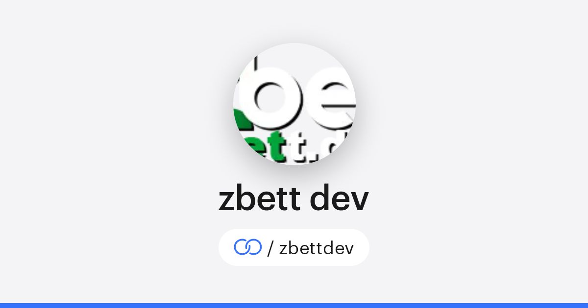zbett dev (/zbettdev) · solo.to