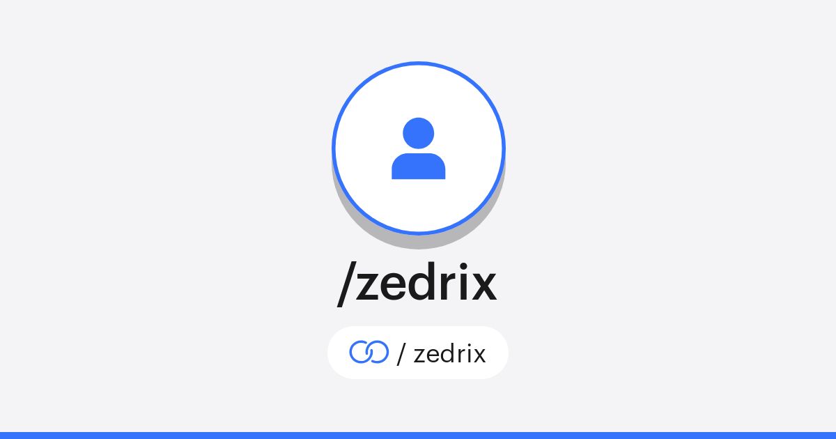/zedrix · solo.to