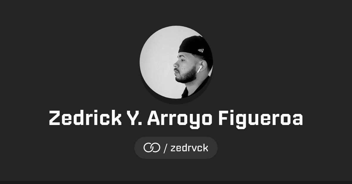 Zedrick Y. Arroyo Figueroa (/zedrvck) · solo.to