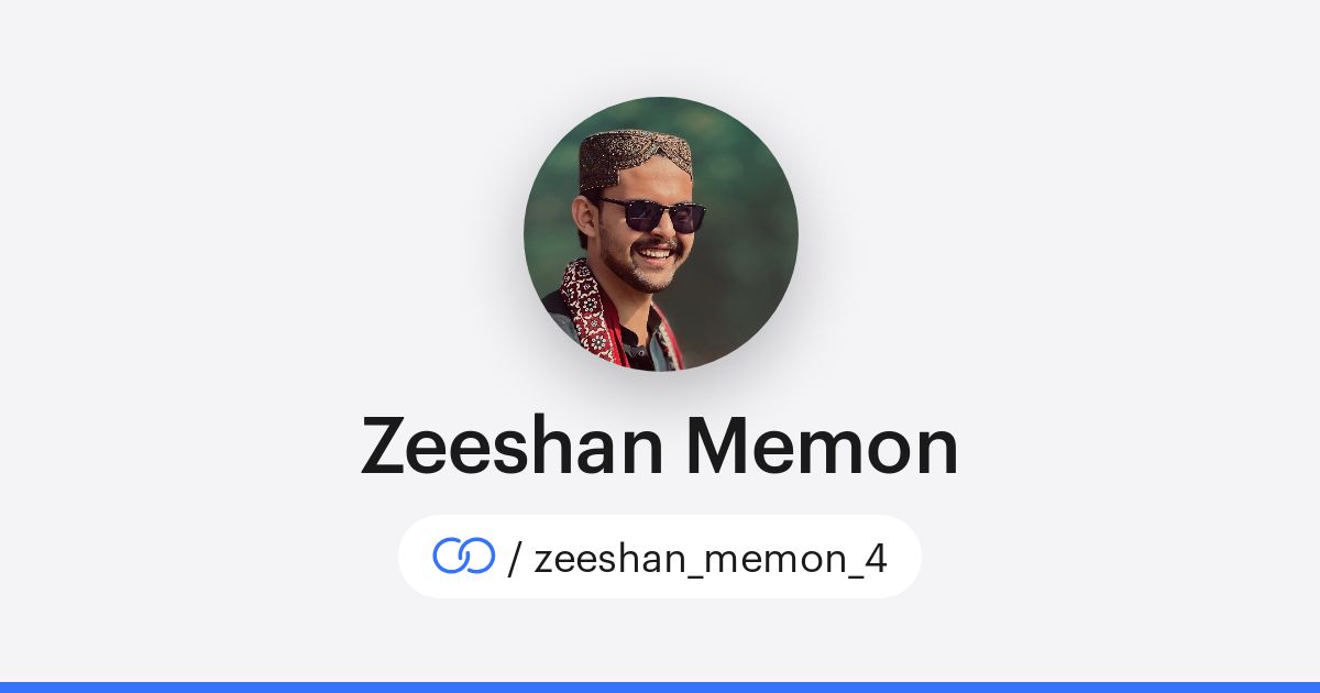 Zeeshan Memon (/zeeshan_memon_4) · solo.to