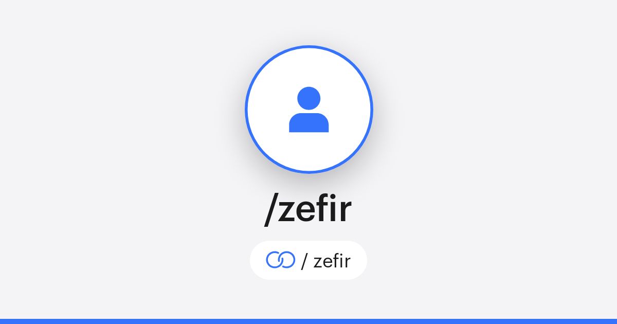 /zefir · solo.to