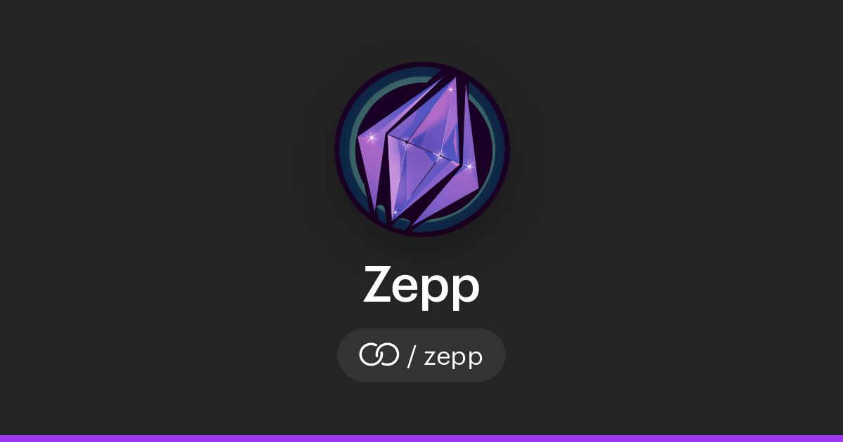 Zepp · solo.to