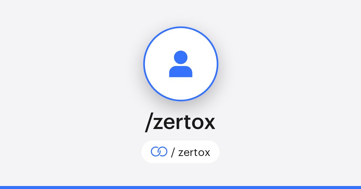 /zertox · solo.to