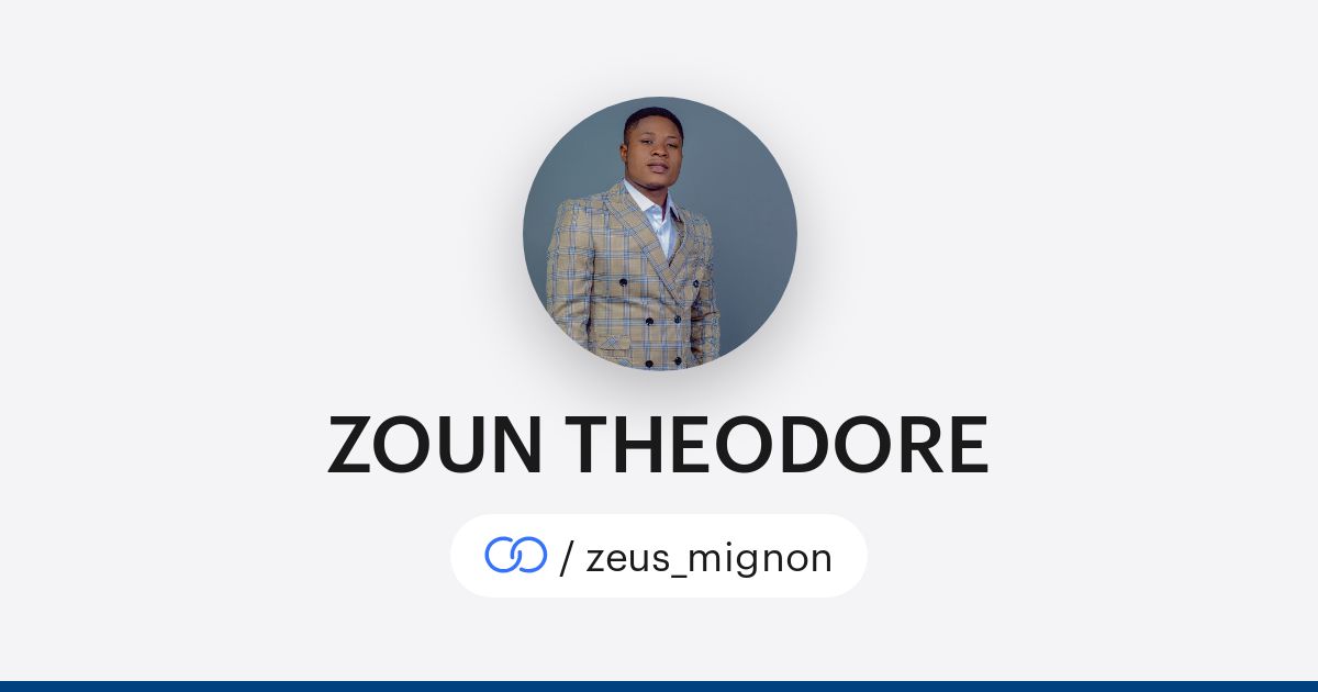 ZOUN THEODORE (/zeus_mignon) · solo.to