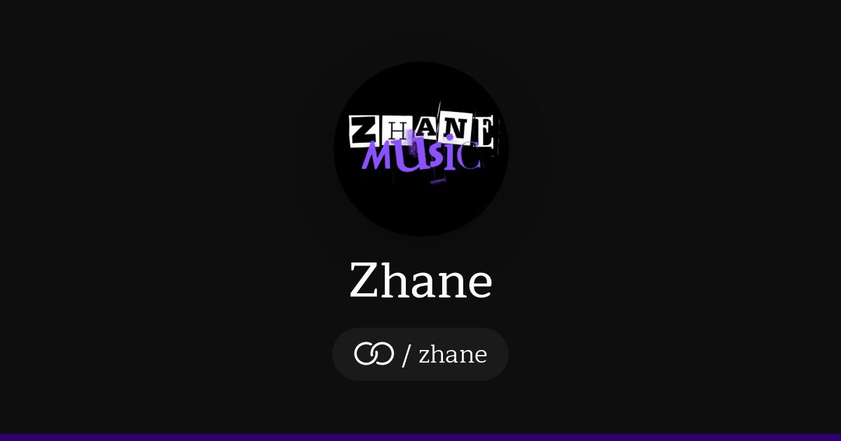 Zhane · solo.to