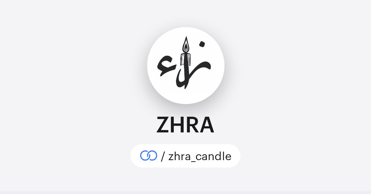 ZHRA (/zhra_candle) · solo.to