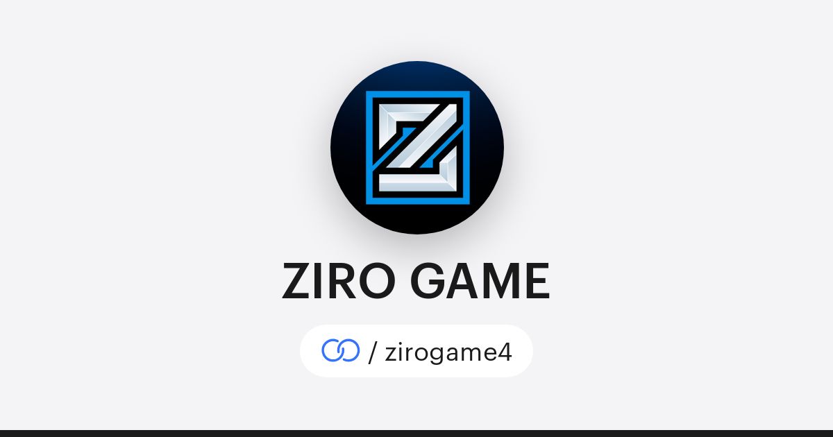 ZIRO GAME (/zirogame4) · solo.to