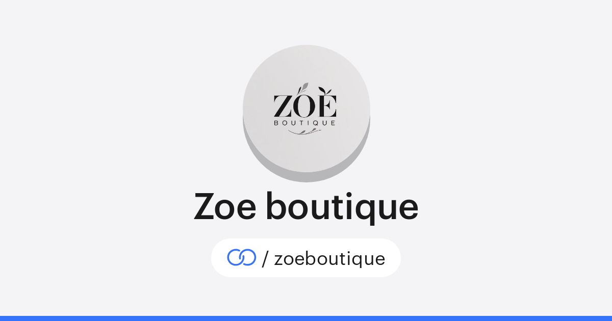 Zoe boutique (/zoeboutique) · solo.to