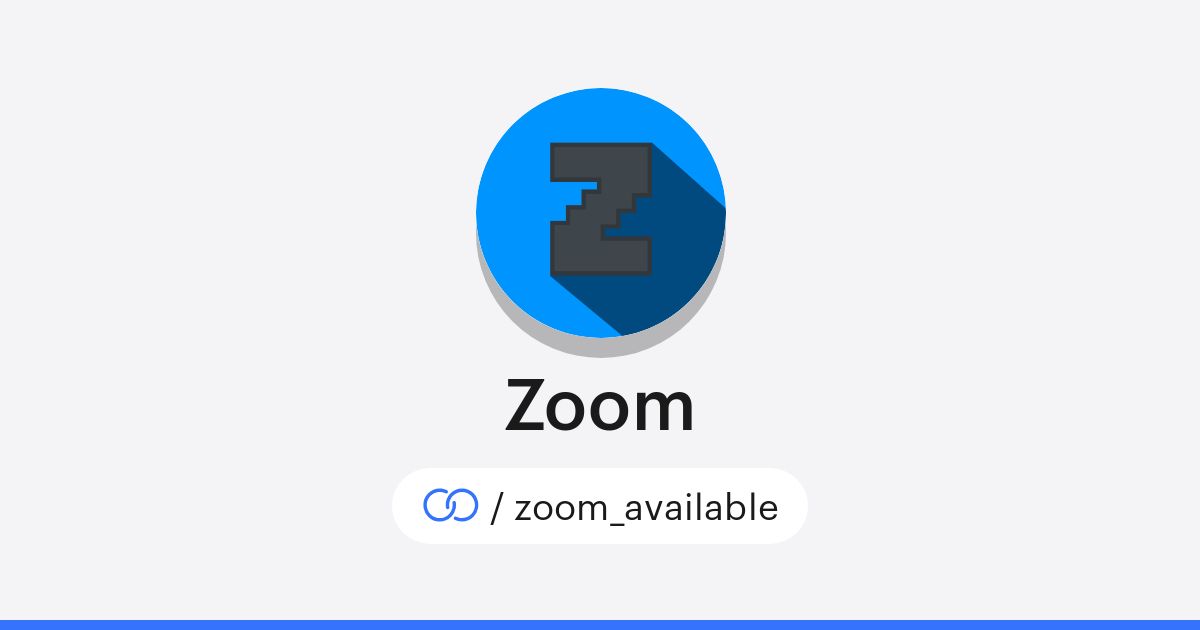 Zoom (/zoom_available) · solo.to