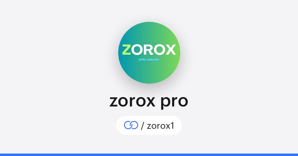zorox pro (/zorox1) · solo.to