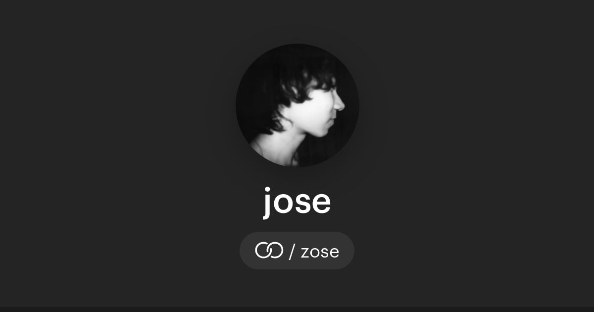 jose (/zose) · solo.to