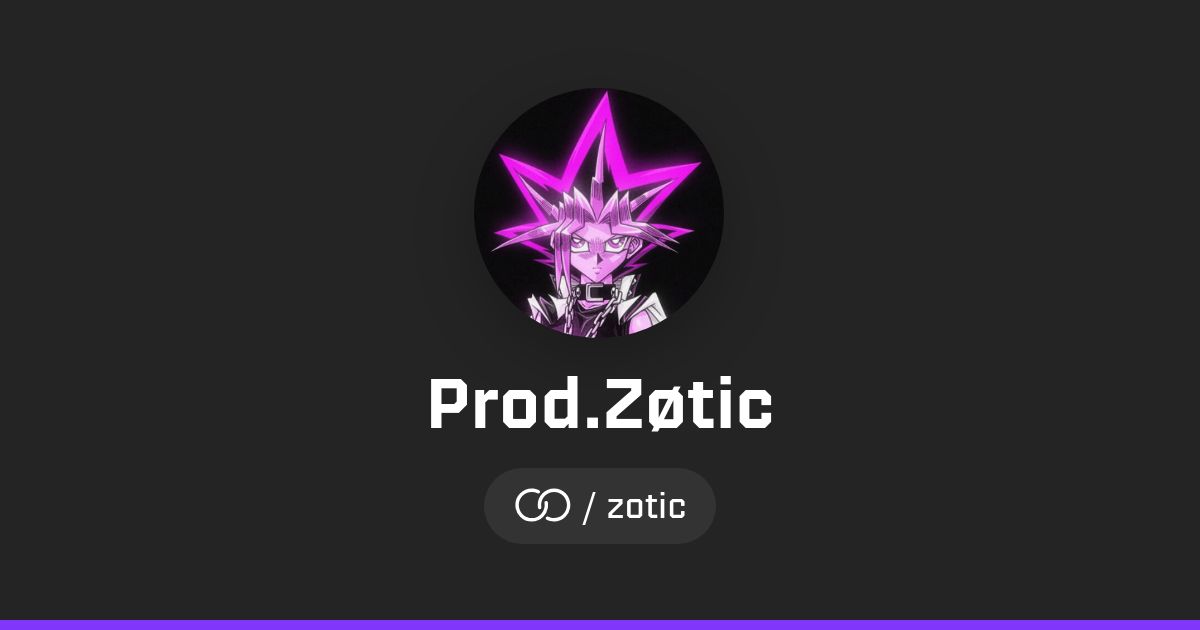 Prod.Zøtic (/zotic) · solo.to