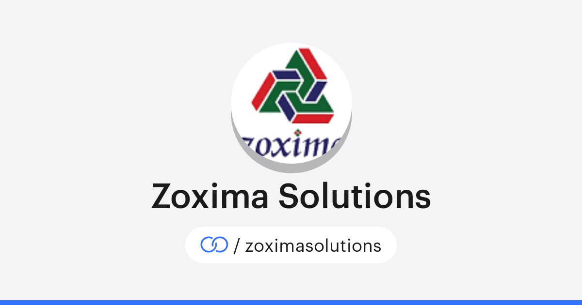 Zoxima Solutions (/zoximasolutions) · solo.to
