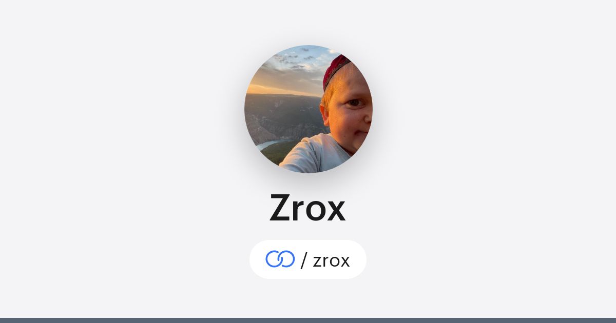 Zrox (/zrox) · solo.to