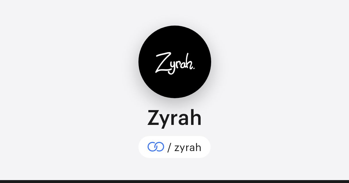 Zyrah · solo.to